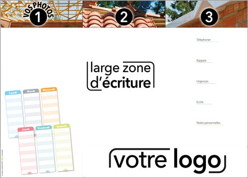 Sous-main personnalisé | Sous main de bureau personnalisable